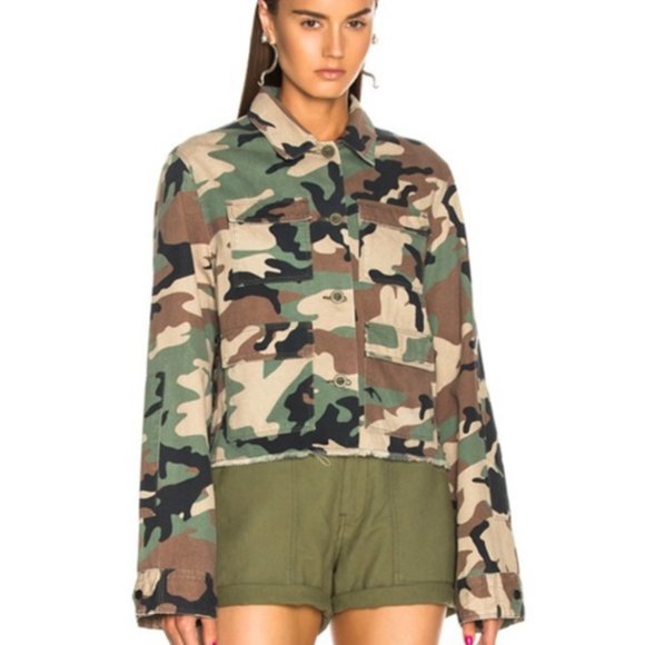 RtA | Jackets & Coats | Rta Luna Camo Shirt Jacket | Poshmark